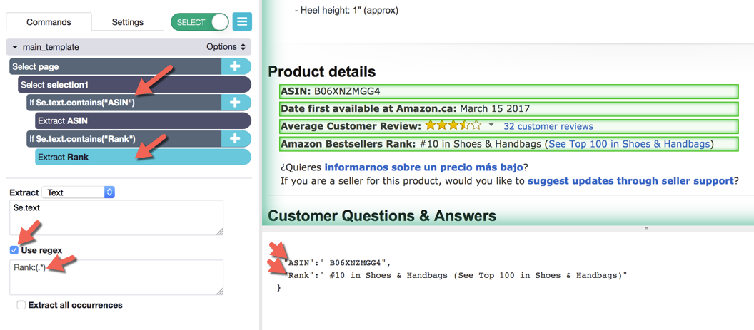 Find And Extract A Specific Value From A Table Parsehub Help Center