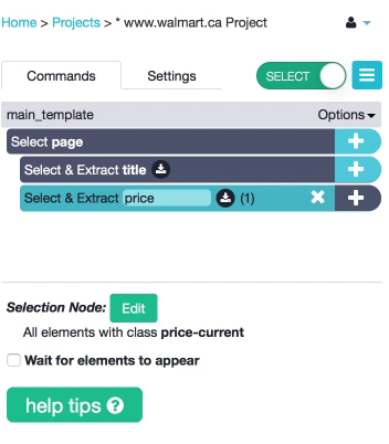 Select & extract multiple similar elements – ParseHub Help Center