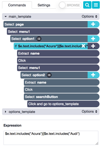Clicking Through Options In Dropdown Menus Parsehub Help Center
