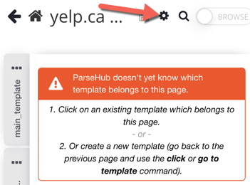Export / Import Projects – ParseHub Help Center