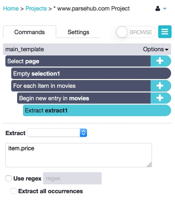 Starting Value – ParseHub Help Center